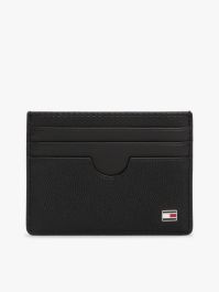 Chic Enamel Flag Leather Credit Card Holder | Tommy Hilfiger