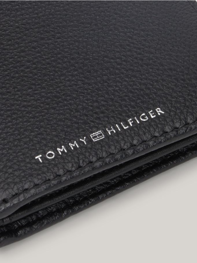 محفظة جلدية صغيرة ثنائية الطي | تومي هيلفيغر