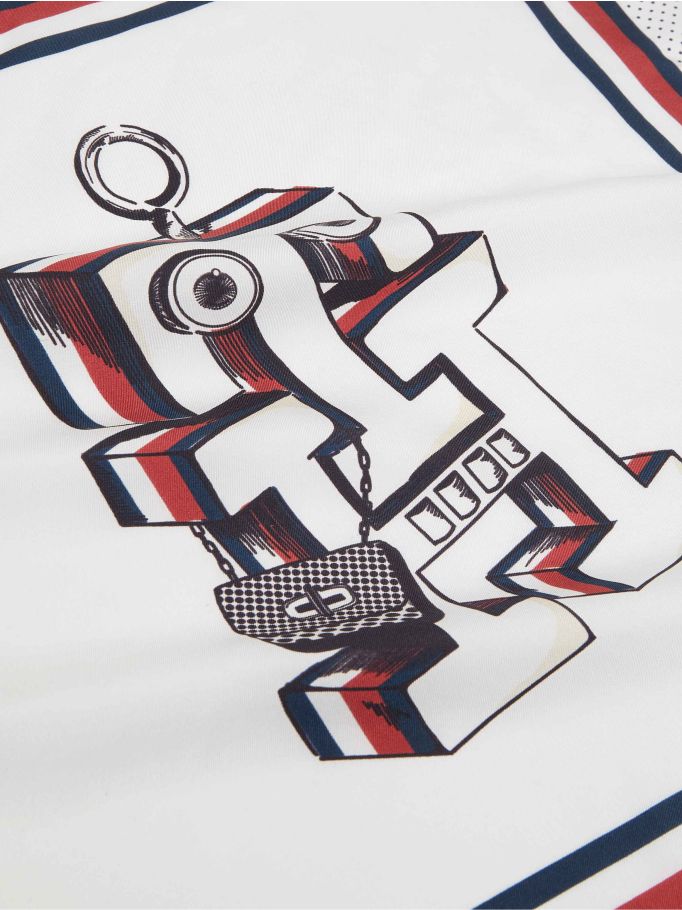 Monogram Print Scarf | Tommy Hilfiger