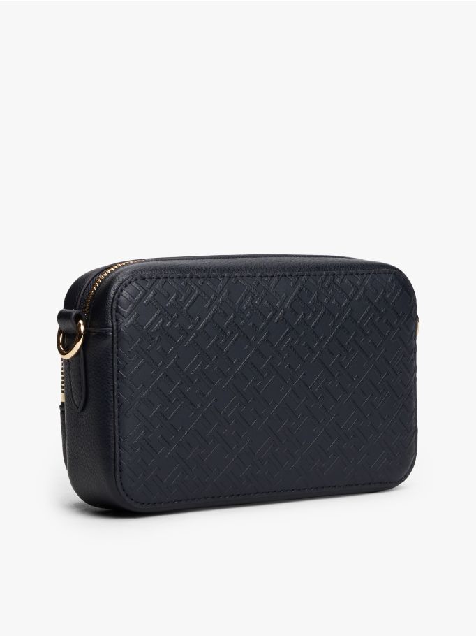 Hilfiger Icon Embossed TH Monogram Camera Bag - Blue | Tommy Hilfiger