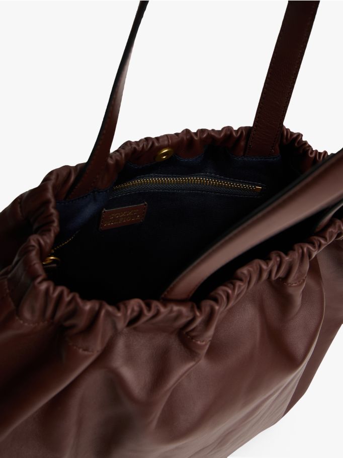 Soft Leather Logo Plaque Tote Bag - Black | Tommy Hilfiger