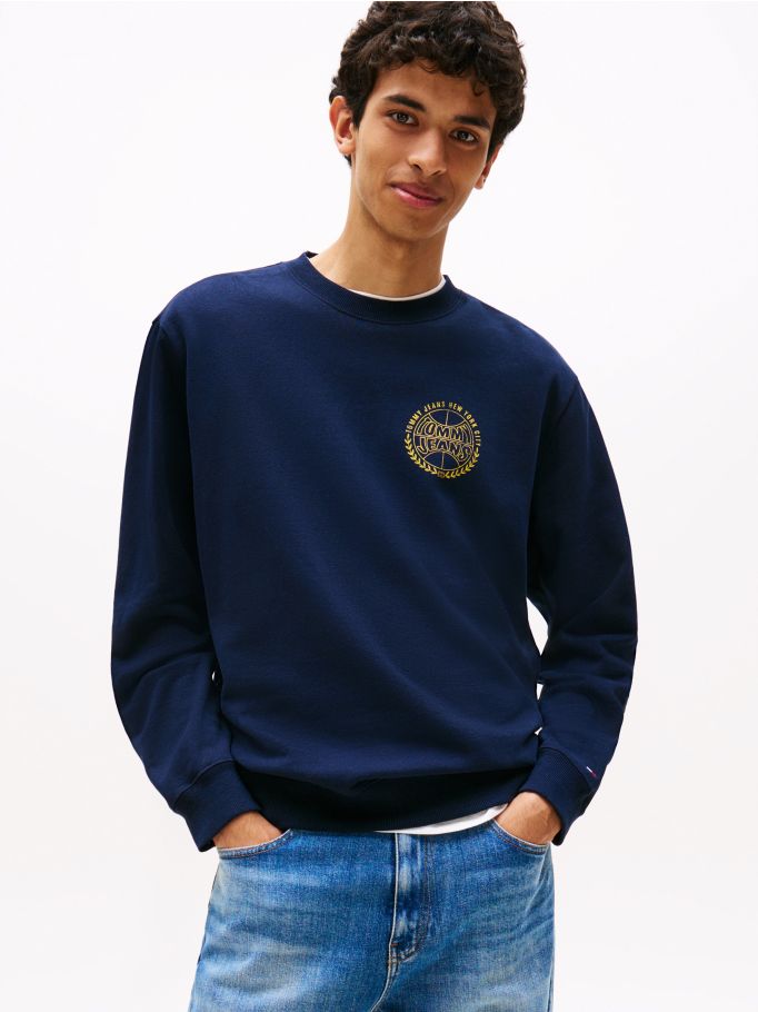 Crisp Heritage Varsity Crew Neck Sweatshirt | Tommy Hilfiger