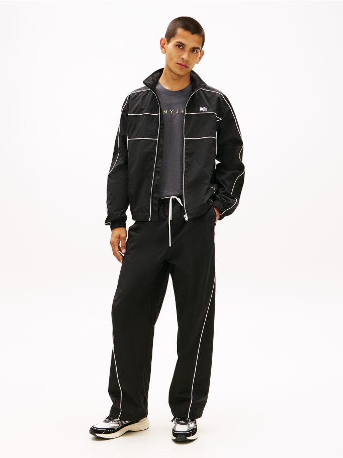 Black Logo Water-Repellent Jacket | Tommy Hilfiger