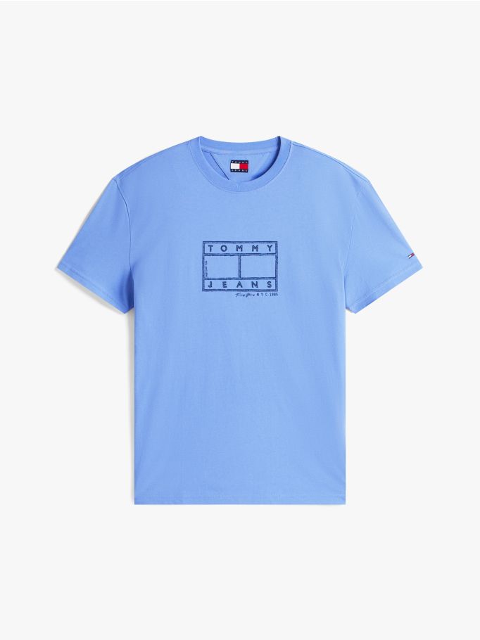Blue Logo Stamp Tee | Tommy Hilfiger