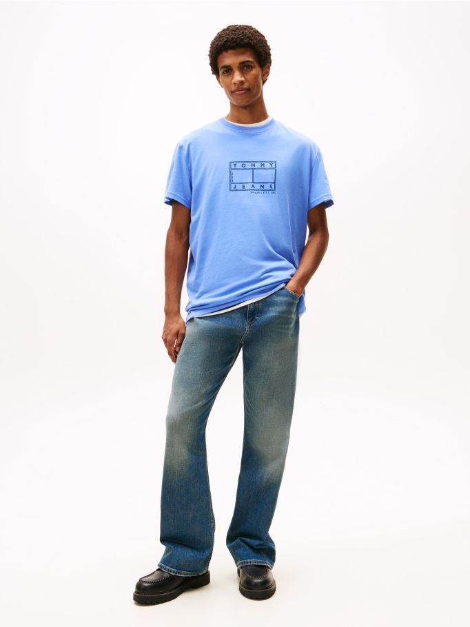 Blue Logo Stamp Tee | Tommy Hilfiger