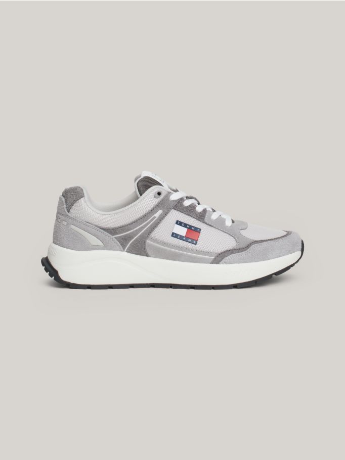 Suede Fine Cleat Runner Trainers | Tommy Hilfiger