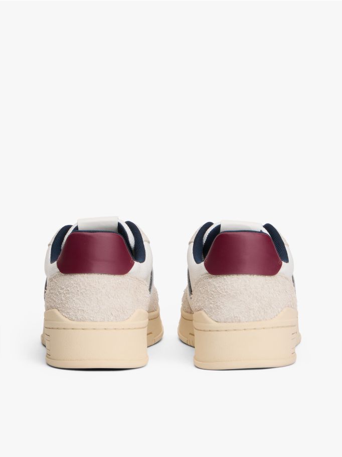 Soft Suede Mixed Texture Cupsole Trainers | Tommy Hilfiger