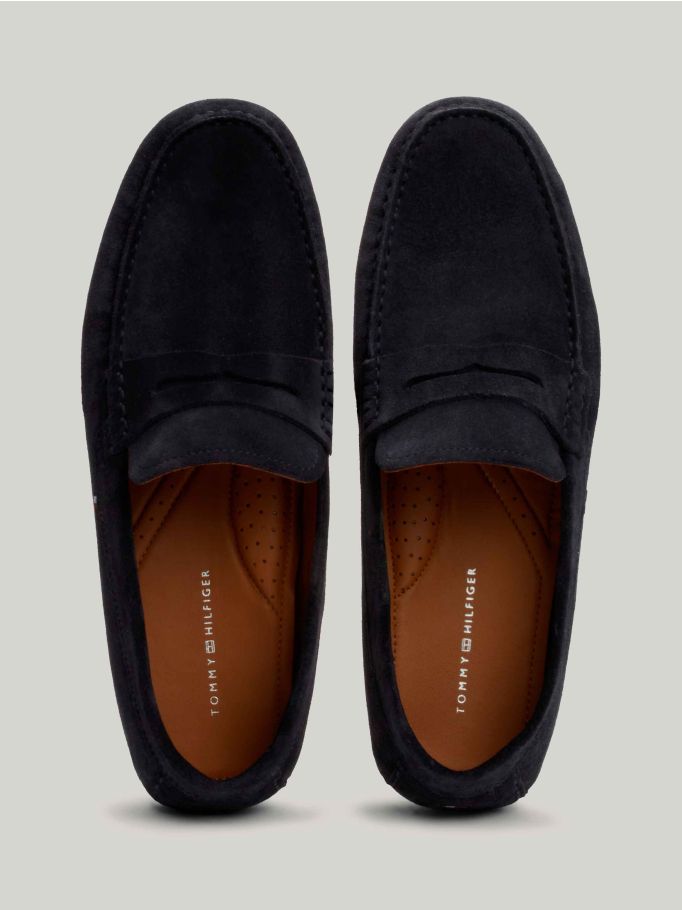 Suede Cleat Flag Driver Shoes | Desert Sky | Tommy Hilfiger