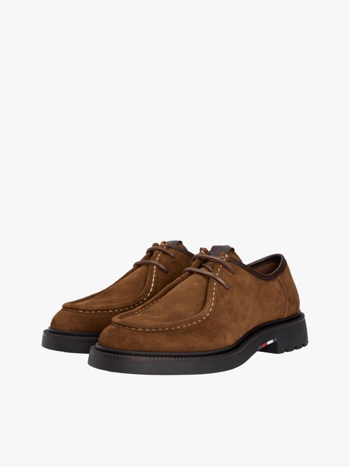 Iconic Lightweight Suede Moc Toe Shoes | Tommy Hilfiger