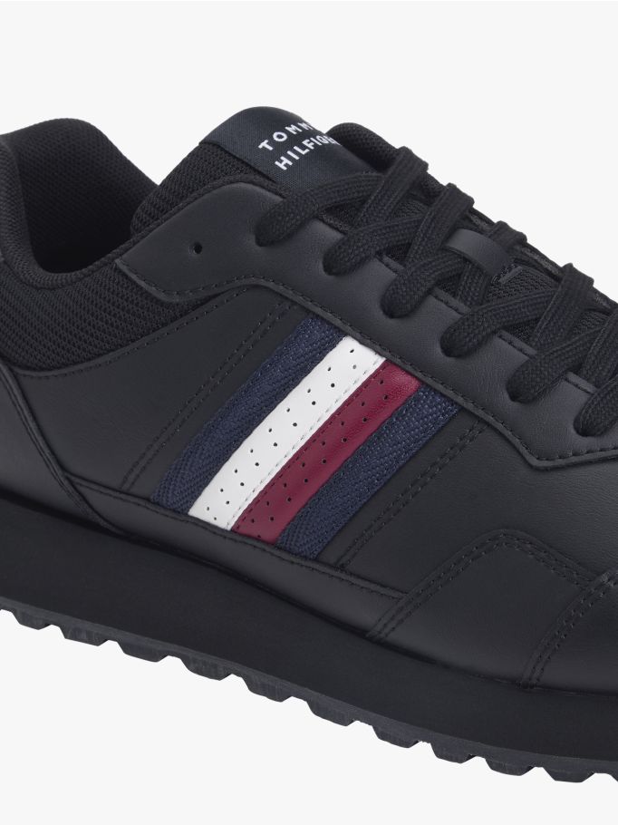Minimal Signature Tape Cleat Trainers With | Tommy Hilfiger