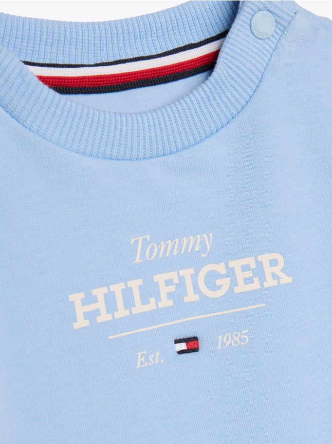 Hilfiger Monotype Sweatshirt And Joggers Set Tommy Hilfiger