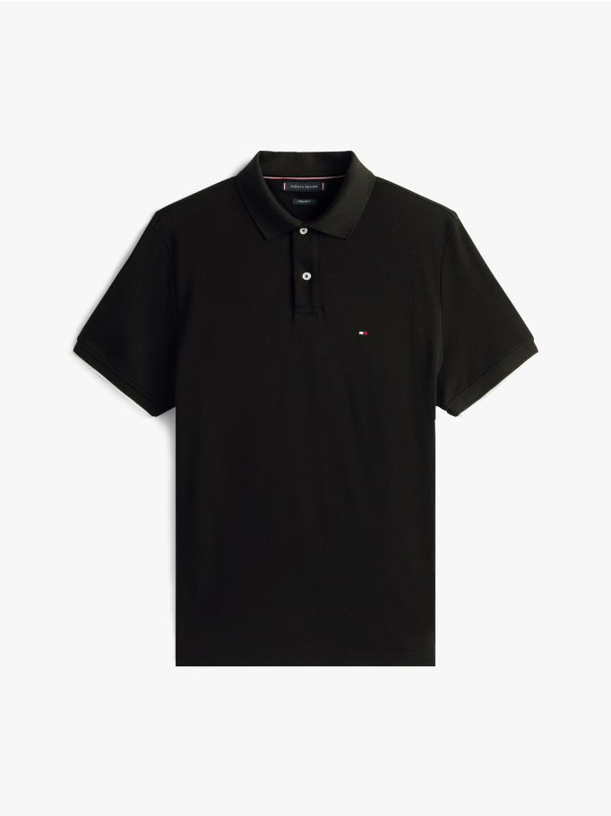 Crisp Regular Zip Placket Pique Polo Shirt | Tommy Hilfiger