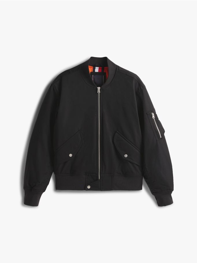 Luxe Water Repellent Relaxed Bomber Jacket | Tommy Hilfiger