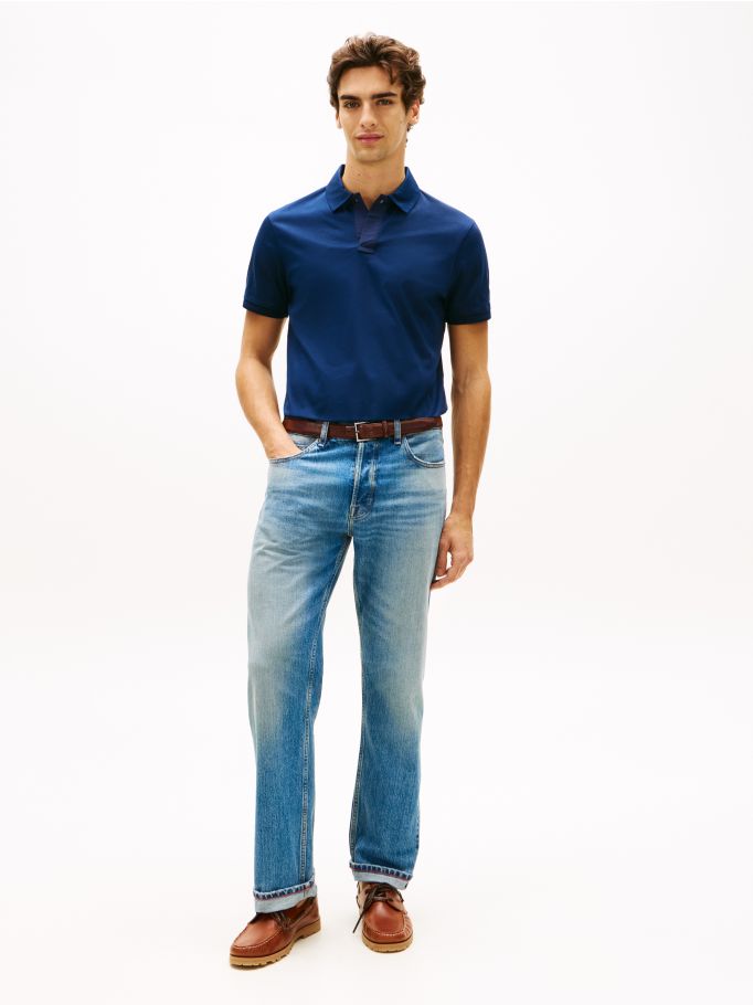 Concealed Placket Polo Shirt - Navy | Tommy Hilfiger