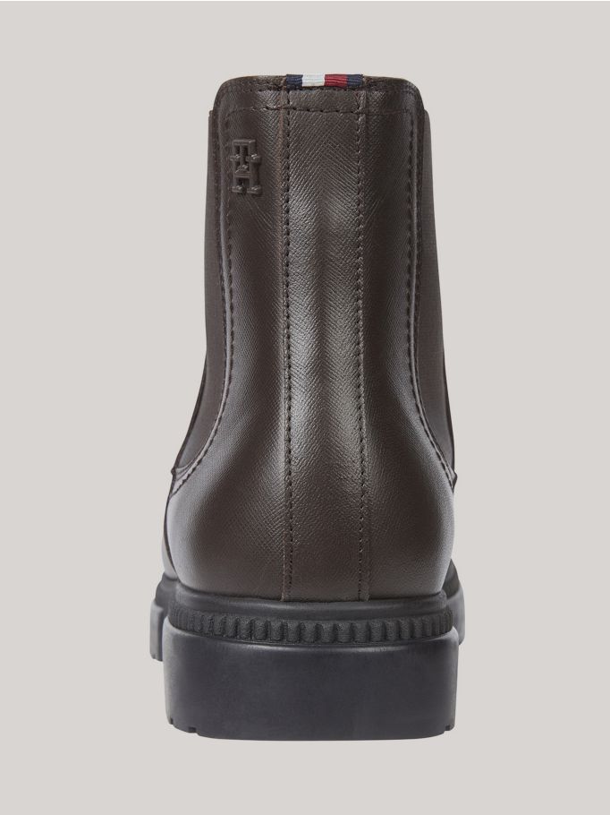 Monogram Detail Chelsea Boots | Tommy Hilfiger