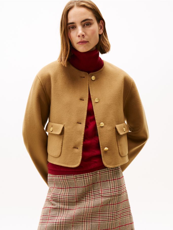 Tailored Double-Faced Wool Blend Jacket | Tommy Hilfiger