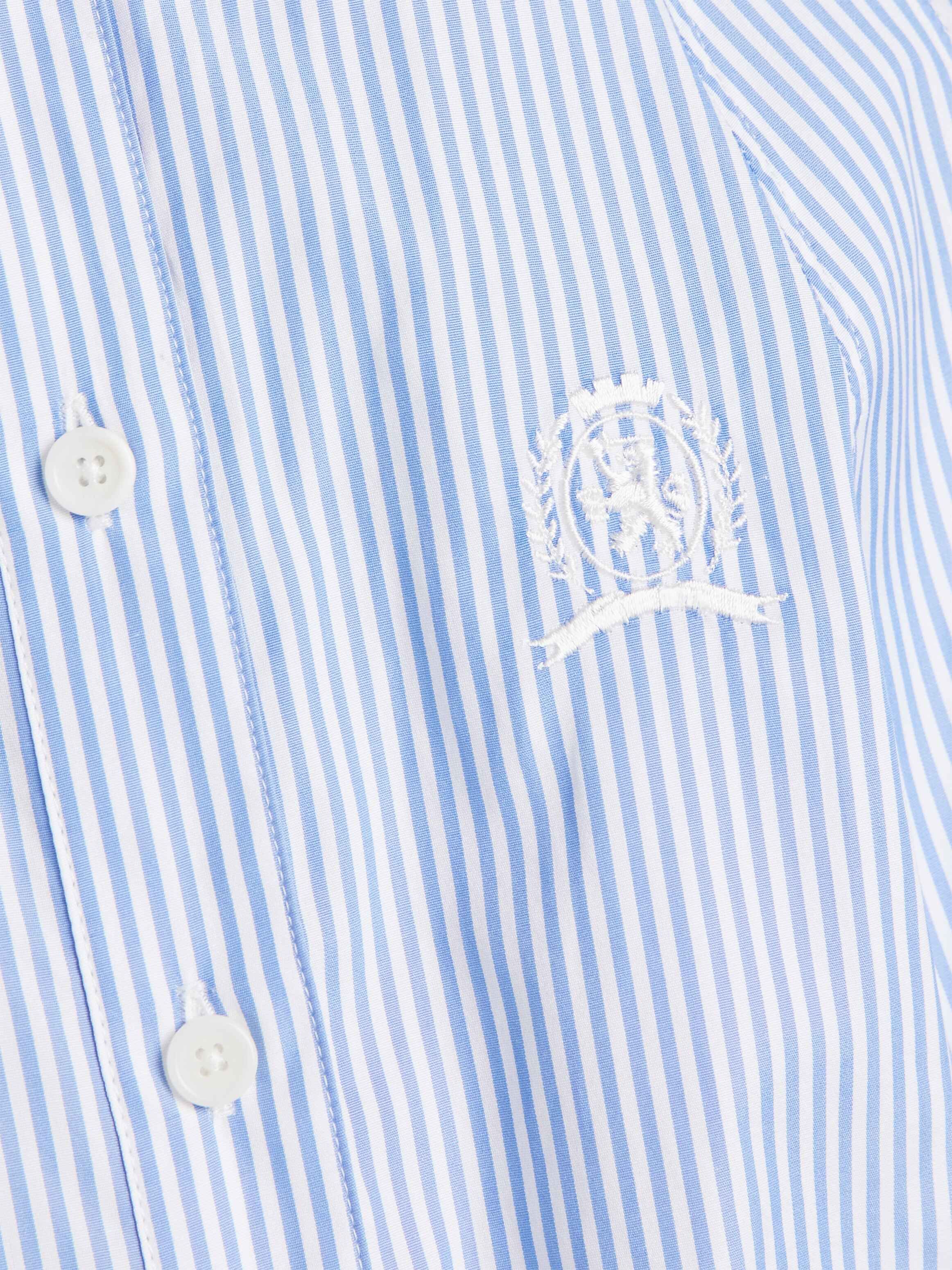 Crest Ithaca Stripe Slim Midi Shirt Dress | Tommy Hilfiger